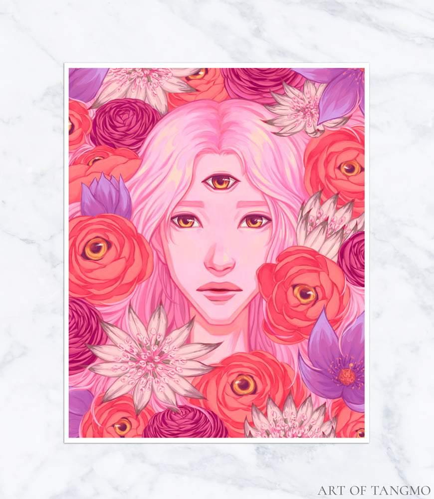 Full Bloom: Art Print | Beautiful Surreal Eye Art | Shop at Art of Tangmo